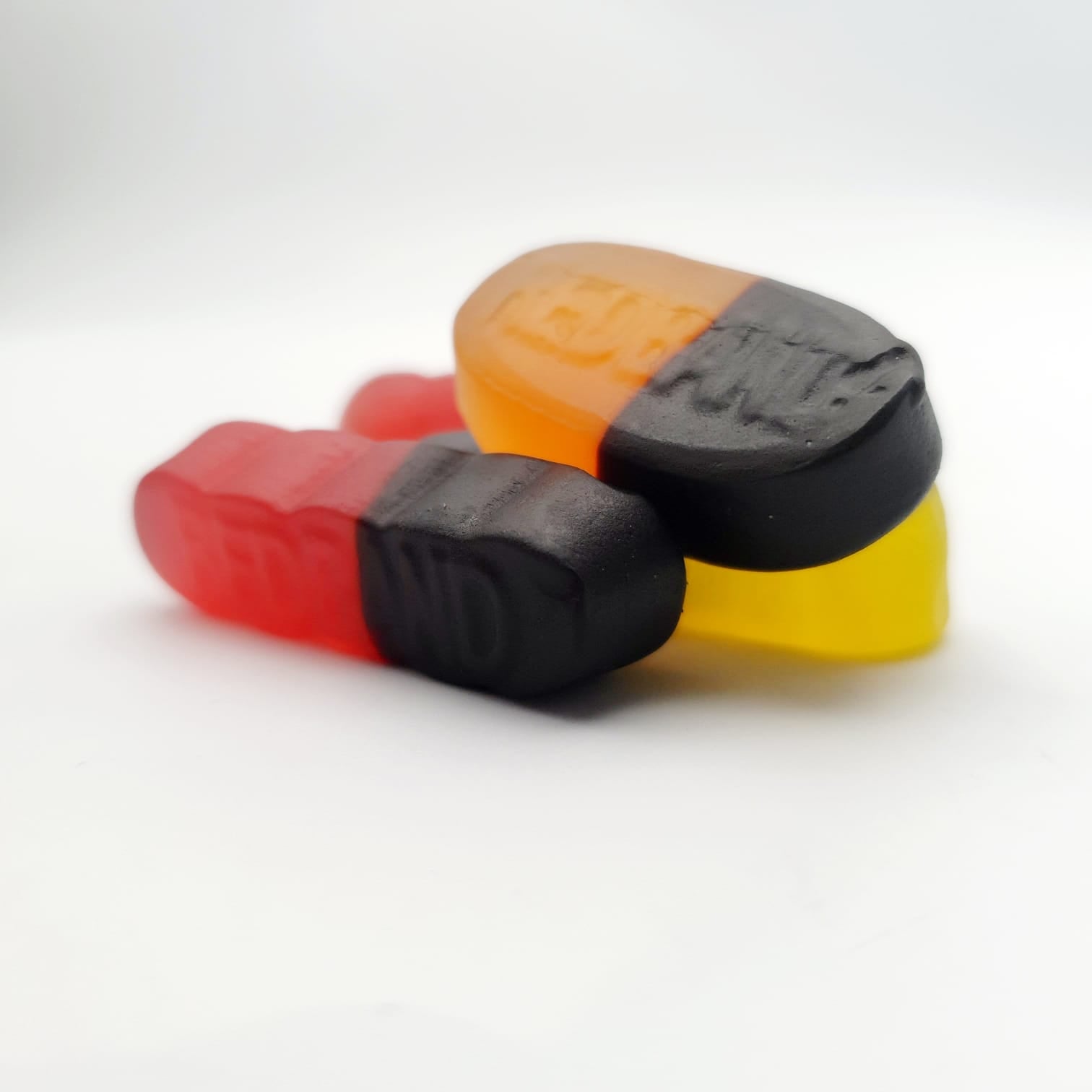 Fruit Duos - Half Liquorice Half Wine Gum - Dutch