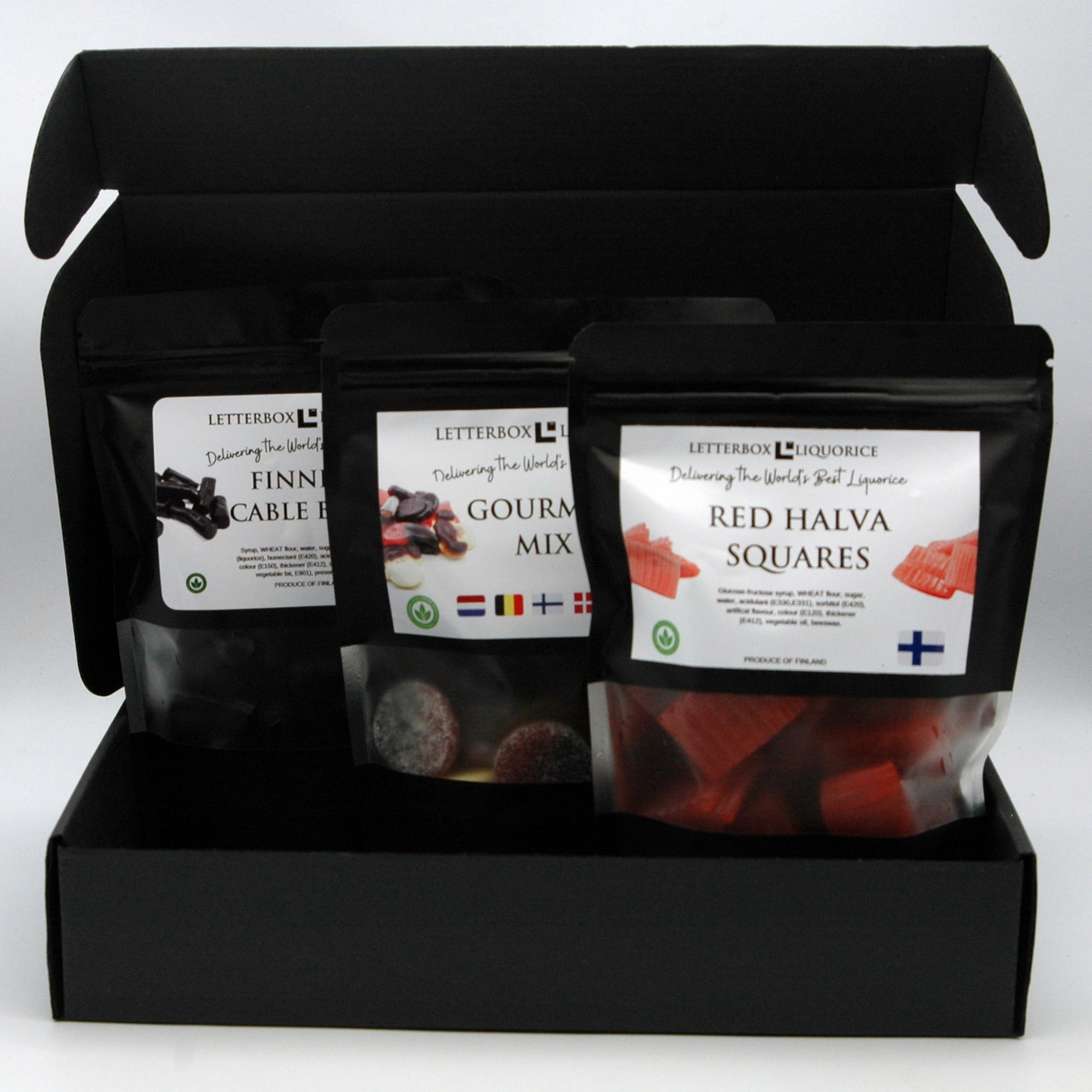 Gelatine Free - Gourmet Liquorice Taster Gift Box - free personalisati